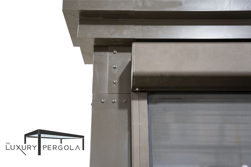 Pergola Sun Shade | Solar Mesh Pergola Sun Screen | The Luxury Pergola